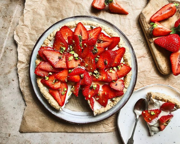 Rebel Recipes' Strawberry Maple Cream Tart - Maple from Canada