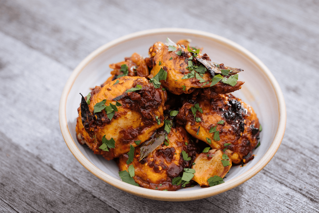 Harissa and Maple BBQ Chicken Thighs - Maple from Canada