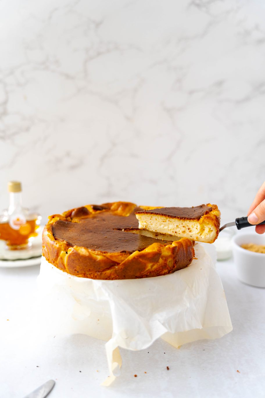 WhiskMeFree’s Basque Cheesecake - Maple from Canada