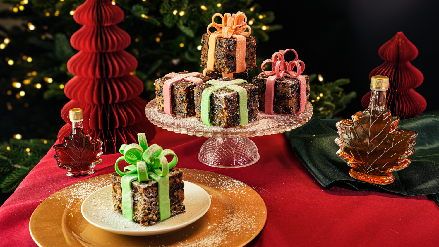 Canadian Maple Fruit Cake ‘Presents’ - Maple from Canada